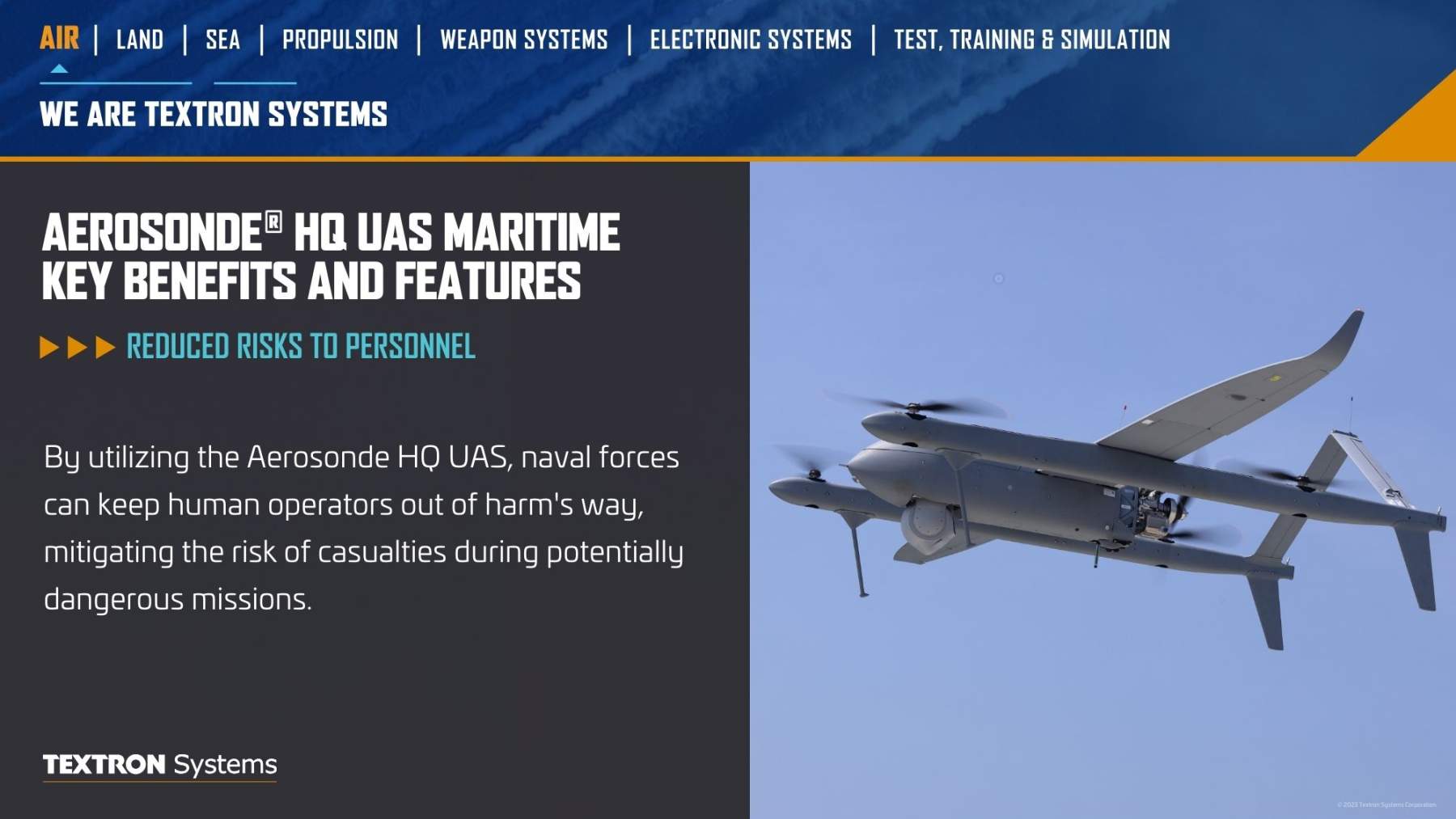 UNITAS 2023: Game-Changing Aerosonde UAS | Textron Systems